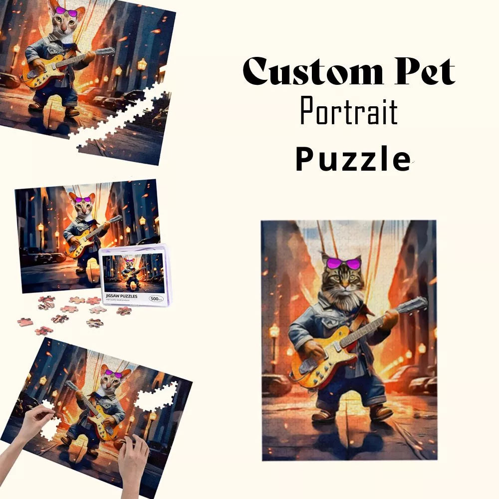Custom Portraits Pet Puzzles – My-Petsible